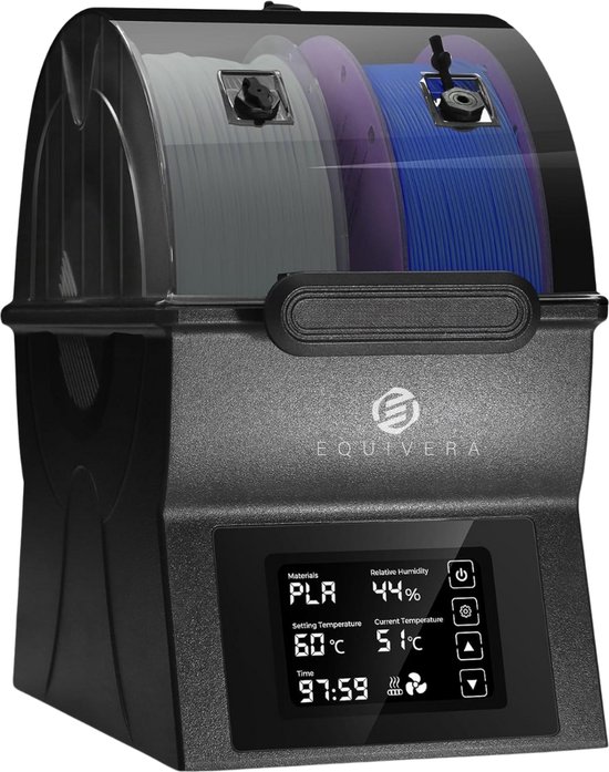 Equivera Filament Droger - Filament Dryer - 3D Printen - Verbeterd de ...