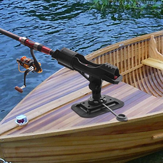Verstelbare draaibare visstok houder - boot visstok stand-off rek ...