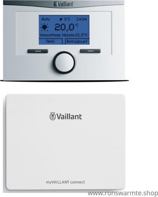 Vaillant calormatic vrt 350 kamerthermostaat bedraad plus myVAILLANT ...