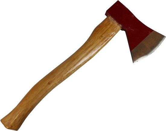 Benson Handbijl - 600 gram - 36 cm - bijl - rood - hakbijl | bol