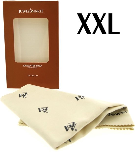 Juweelwinkel Juwelen poetsdoek - Voor gouden en zilveren sieraden - 30 ...