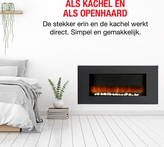 Classic Fire Sfeerhaard Elektrisch Vancouver - Electrische Haard 105,5 ...