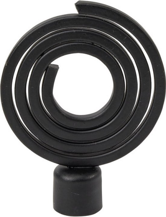 Gifi Diffusion - gordijnrail eindknop - Metalen spiraalvormige eindknop ...