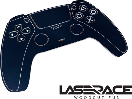 Laserace Game Controller van hout type "P5" Muurdecoratie | bol.com