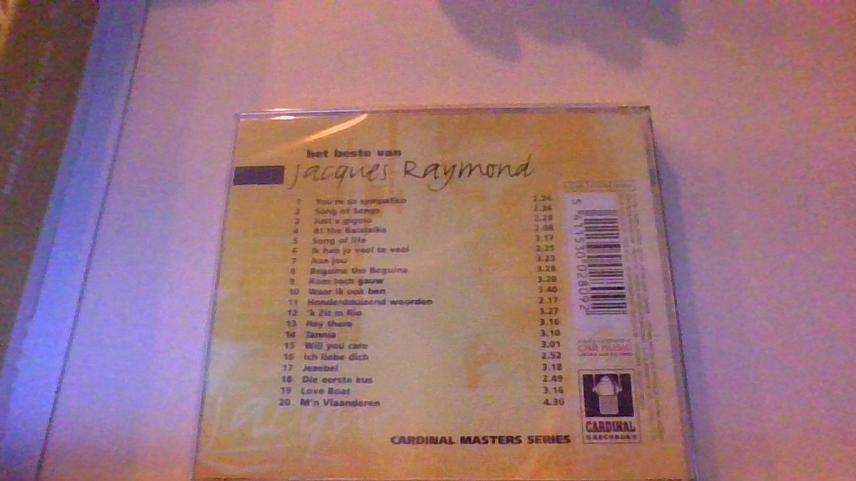Het beste van Jacques Raymond, Jacques Raymond | CD (album) | Muziek ...