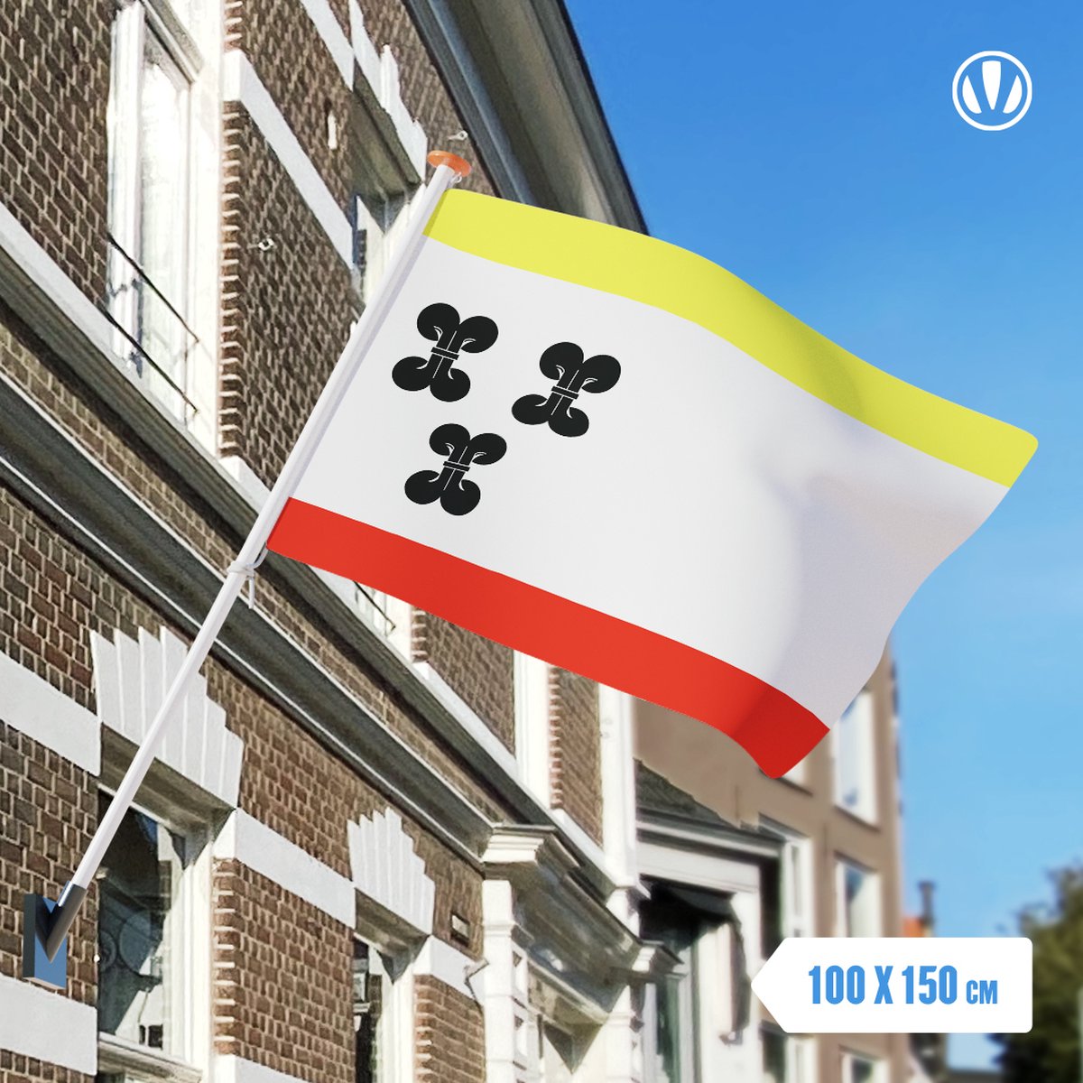Vlag Vianen 100x150cm | bol.com