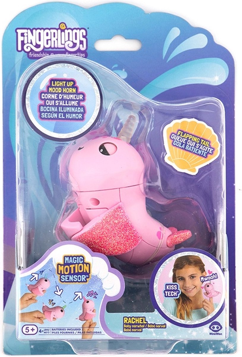 WowWee Fingerlings Rachel - Roze - Interactieve robot | bol.com