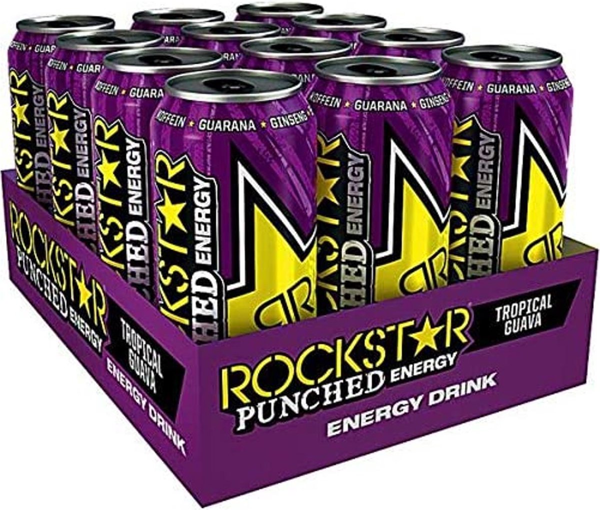 ROCKSTAR Energy Drink Punched Tropical Guava BLIK 50CL - 12blikken = 1 ...