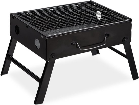 Houtskool BBQ - Barbecue - Inklapbaar - Barbecue Houtskool - Tafel ...