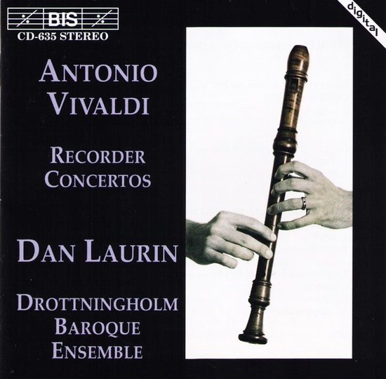 Drottningholm Baroque Ensem Laurin - Recorder Concertos (CD ...