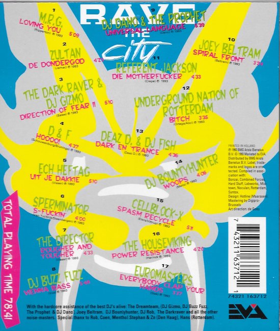 Rave The City 2, Various | CD (album) | Muziek | bol