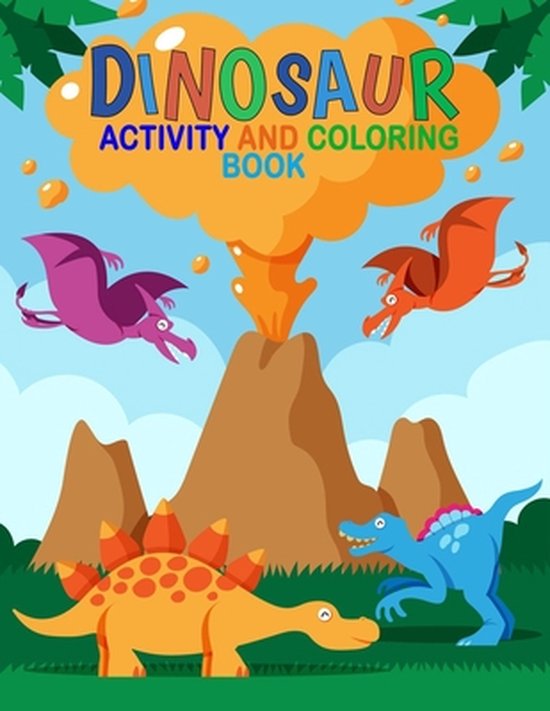 Dinosaurs activity book and coloring, Discovery Kids Dinos Storybots ...