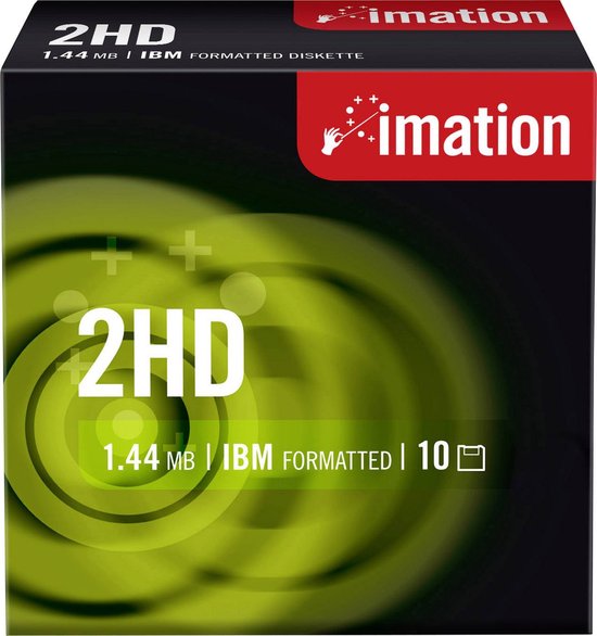 Imation IBM Formatted 2HD 3.5" Floppy Diskettes 10+2 Pack | bol