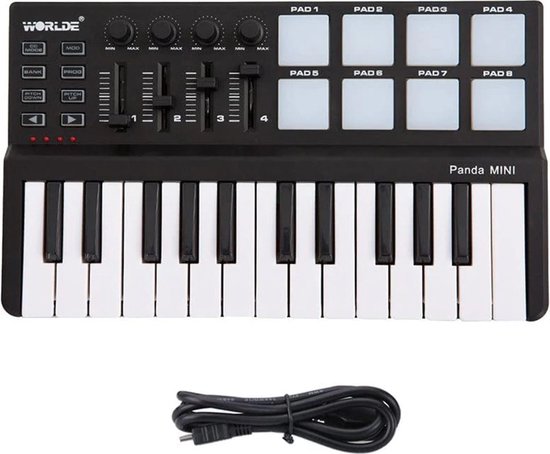 Keyboard - Draagbaar - 25 Toetsen - Mini Keyboard - Mini Piano - Voor ...