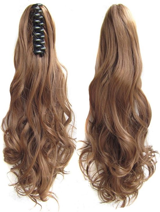 Premium Synthetic Fiber Grip-in Ponytail/ Ponytail met Klem (#12/24 ...