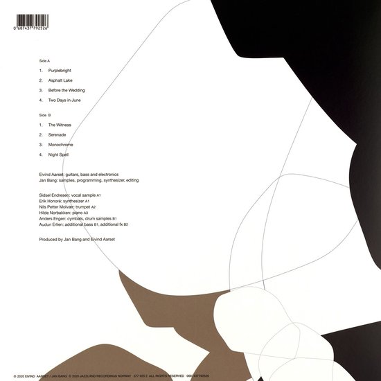 Eivind Aarset & Jan Bang - Snow Catches On Her Eyelashes (LP), Jan Bang ...
