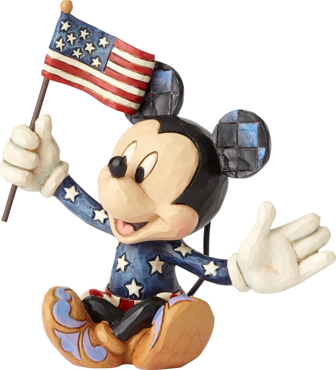 Disney Traditions Patriotic Mickey Mouse - Mini Figurine | bol.com