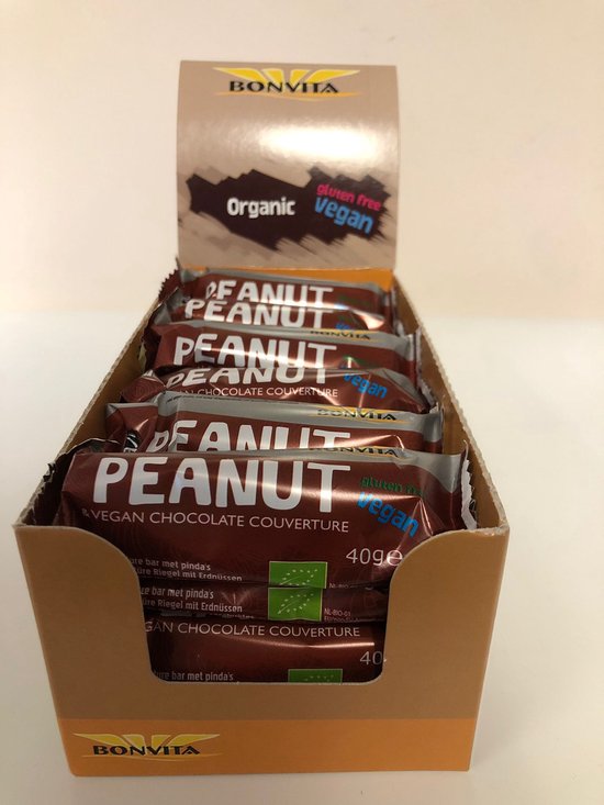 Bon Vita Choco Bar Peanut 40gr | bol