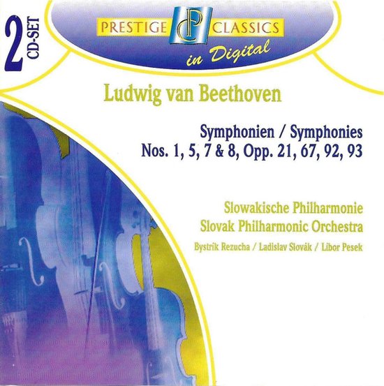 Ludwig van Beethoven, Slovak Philharmonic Orchestra ‎– Symphonien ...