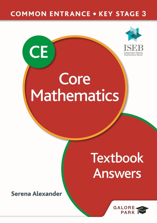 Common Entrance 13+ Core Mathematics for ISEB CE and KS3 Textbook ...