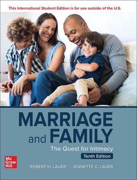 ISE Marriage and Family: The Quest for Intimacy, Robert Lauer ...