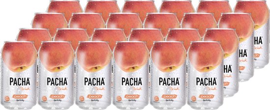 Pacha Drink Peach 24 x 330ml | bol