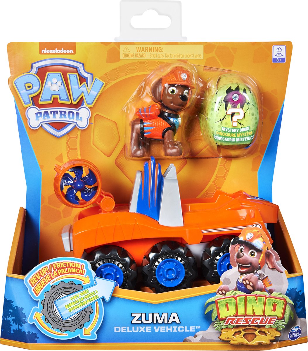PAW Patrol Dino Rescue - Zuma - Speelgoedauto | bol.com