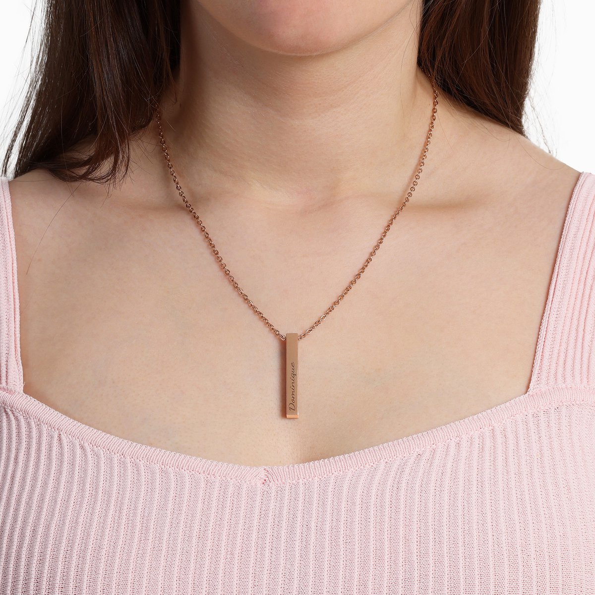 Avaressa - Familie ketting Rosé Goud verguld - Cadeau Moeder of Cadeau ...