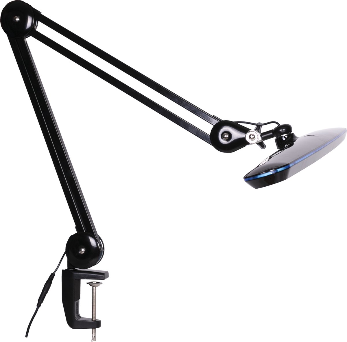 SBR DELUXE Bureaulamp Led Dimbaar - Daglichtlamp - Met Klem - In Hoogte ...