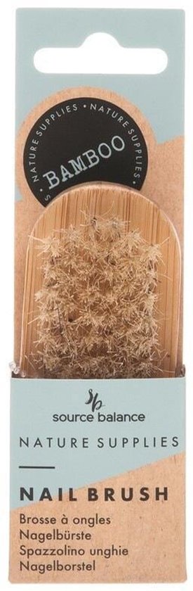 Source Balance Bamboo Nagelborstel - Bamboe nagelborsteltje - Echt ...