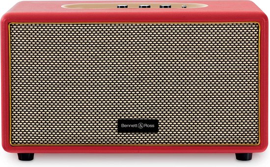 Bennett & Ross BB-860RD Blackmore - Retro Bluetooth luidspreker in ...