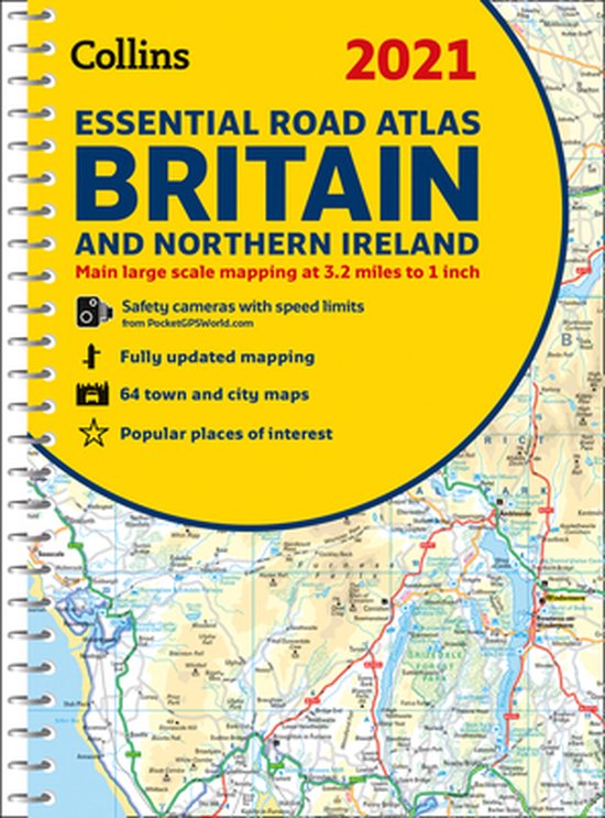 GB Road Atlas Britain 2021 Essential, Collins Maps | 9780008374389 ...