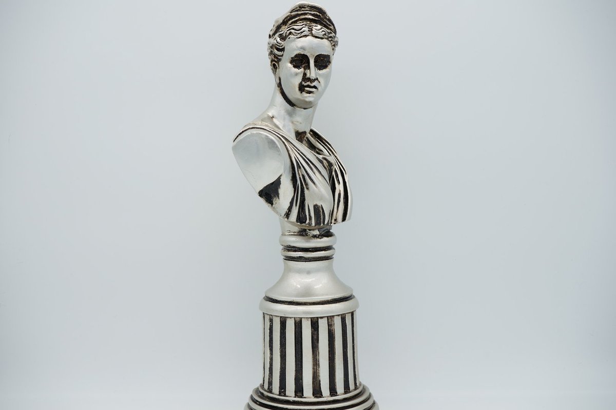 Apollo - Buste - Standbeeld (Zilver) | bol.com