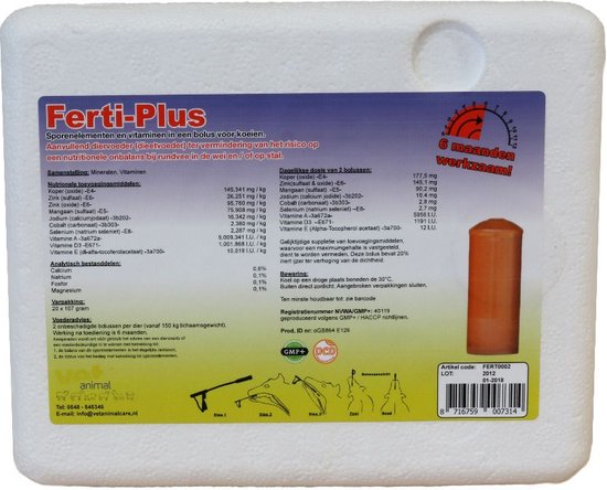 Ferti Plus Mineralenbolus 20 stuks | bol.com