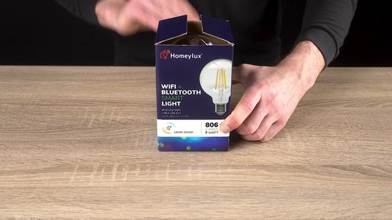 Hoftronic Smart Smart E27 Led Filament Lamp G95 Bolvormig Wifi En