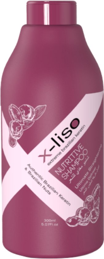 X-Liso Keratine Shampoo 300ml - vrouwen - Voor Beschadigd haar/Dik haar ...