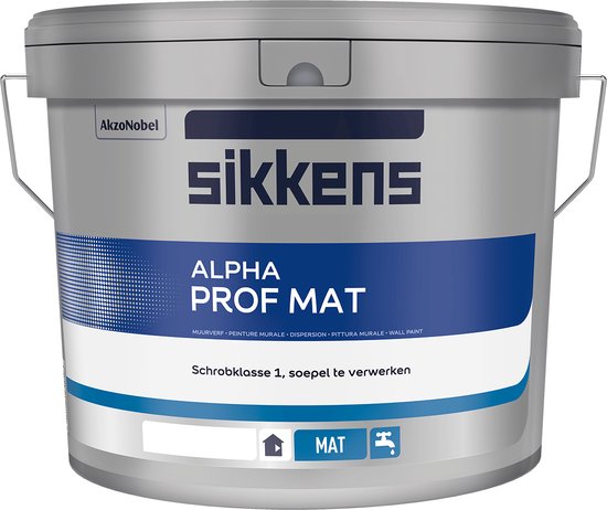 Sikkens Alpha Prof Mat - RAL 9010 | bol