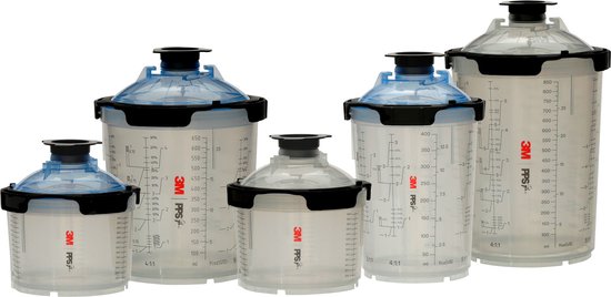 3M 26740 PPS 2.0 Kit Groot 850ml - 125mu - 50 binnenbekers + deksels | bol