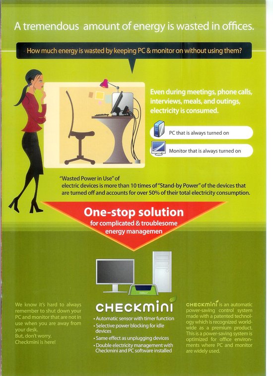 Check-Mini Standby Stroom Besparingsadapter PC & Monitor ( ECO-Friendly ...