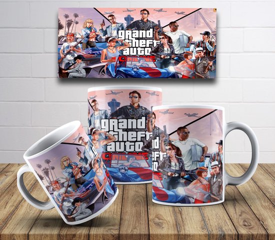 Grand Theft Auto Mok - GTA - Games - Merchandise | bol