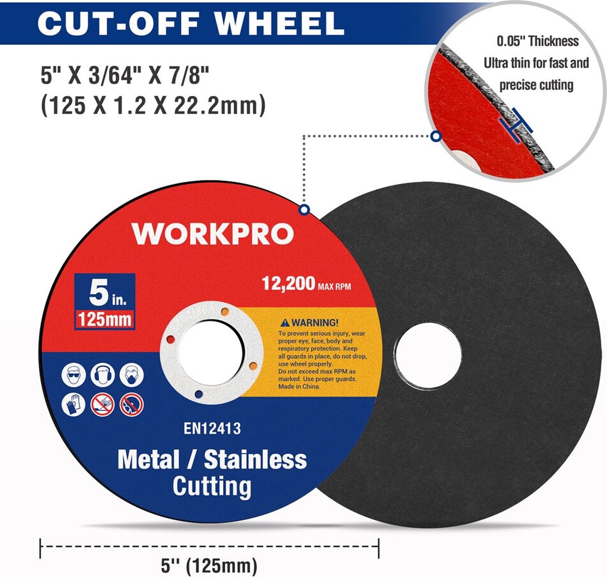 Slijpschijf - Snijmachine - Doorslijpschijf - Slijpschijf 125mm ...
