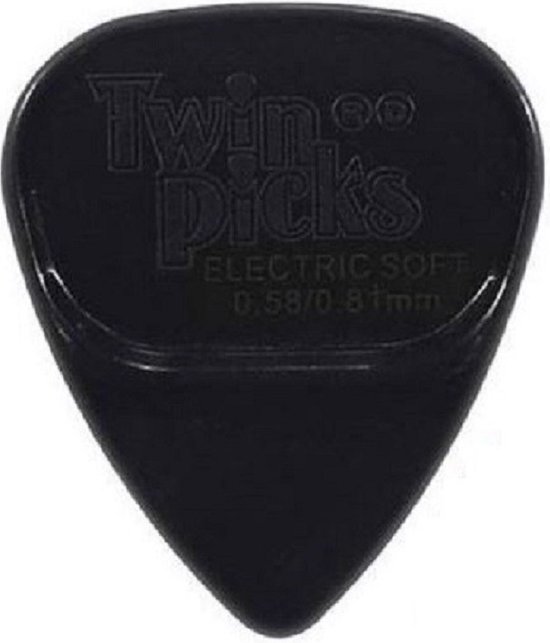 Twin Picks plectrum 3-pack electric soft zwart | bol