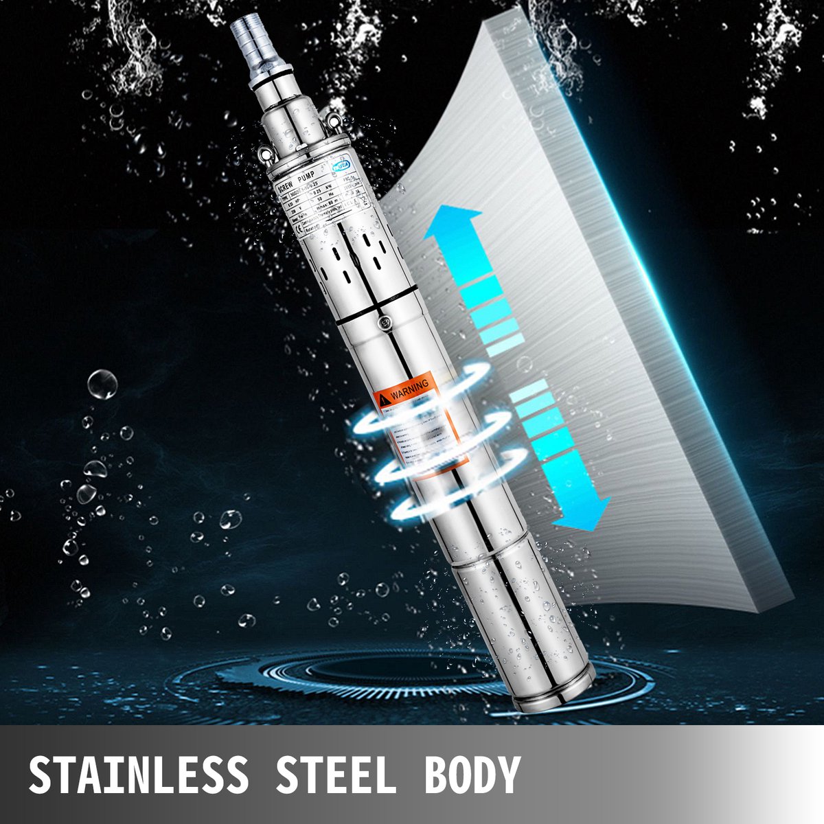 Dompelpomp - Diepe Goed Pomp - voor Tuin - Agrarische Irrigatie Boorgat ...