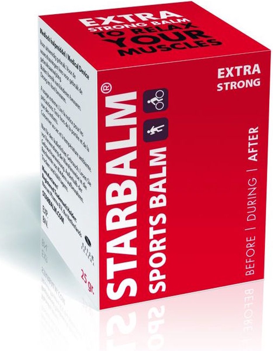 Star Balm Rood - Spierbalsem - 25 g - Voor/tijdens/na het Sporten | bol.com
