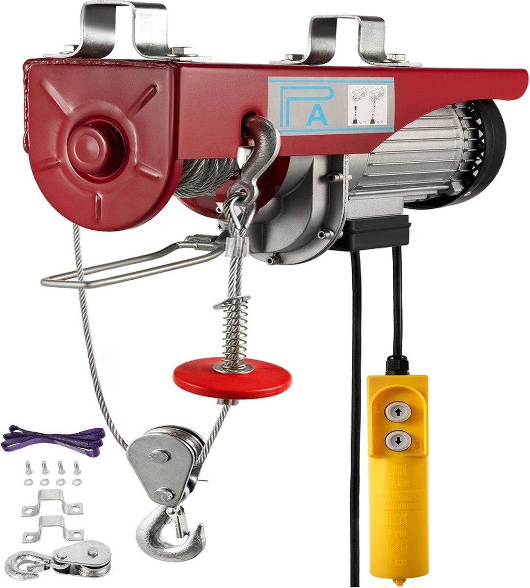 Vevor® Elektrische Takel - 12V - 600 KG - Katrol - Lier - Super ...
