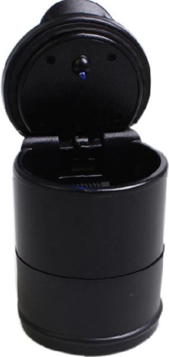 Autoasbak - Asbak - Auto - Led - Vlamvertragend - Zwart- Anti slip ...