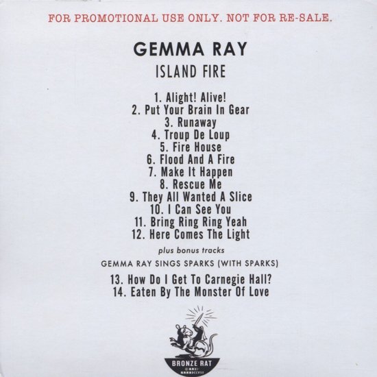 Gemma Ray - Island Fire (CD), Gemma Ray | Muziek | bol