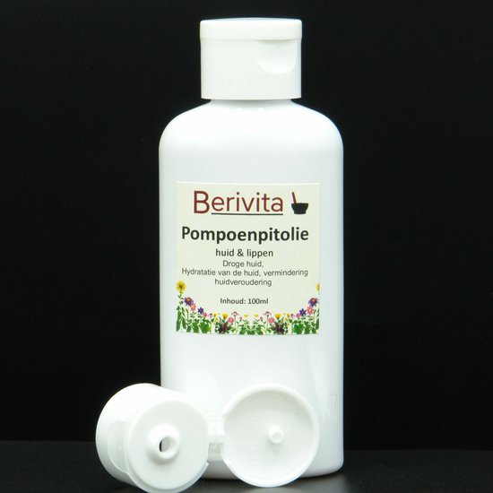 Pompoenolie Puur 100ml - Onbewerkte Pompoen olie voor Huid en Lippen ...