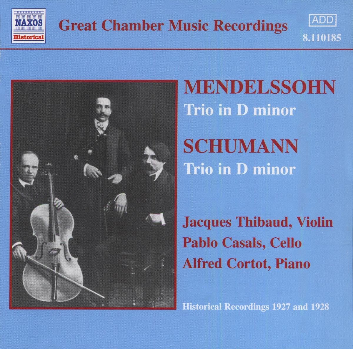 Jacques Thibaud, Alfred Cortot, Pablo Casals - Trios (CD), Jacques ...