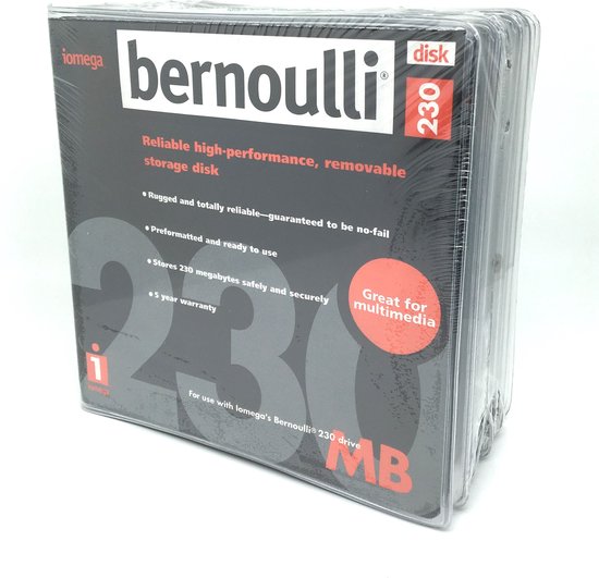 Bernoulli iomega Disk 230 Storage Disk 5 Pack | bol